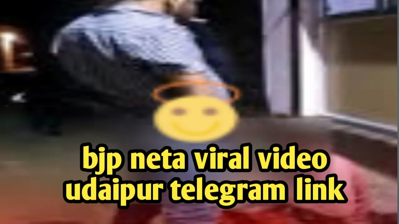 Bjp Neta Viral Video Udaipur Telegram Link